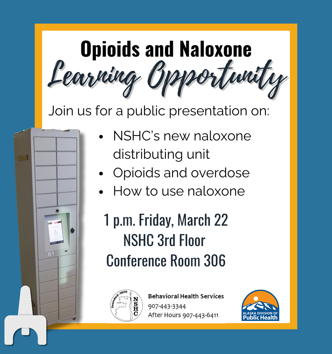 Press Release: NSHC Unveils Naloxone Dispensing Machine – Norton Sound ...